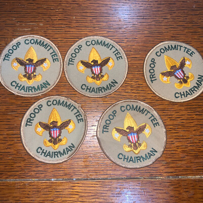 Tan Boy Scout Troop Committee Chairman Position Patch | eBay
