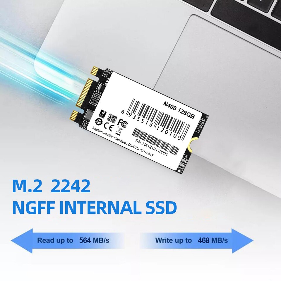M.2 2242 Solid State Drive NGFF SSD Enclosure for Computer Laptop ...