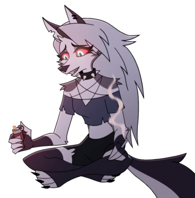 Loona Helluva Boss Weatherproof Anime Sticker 6" Car Decal S24 | eBay