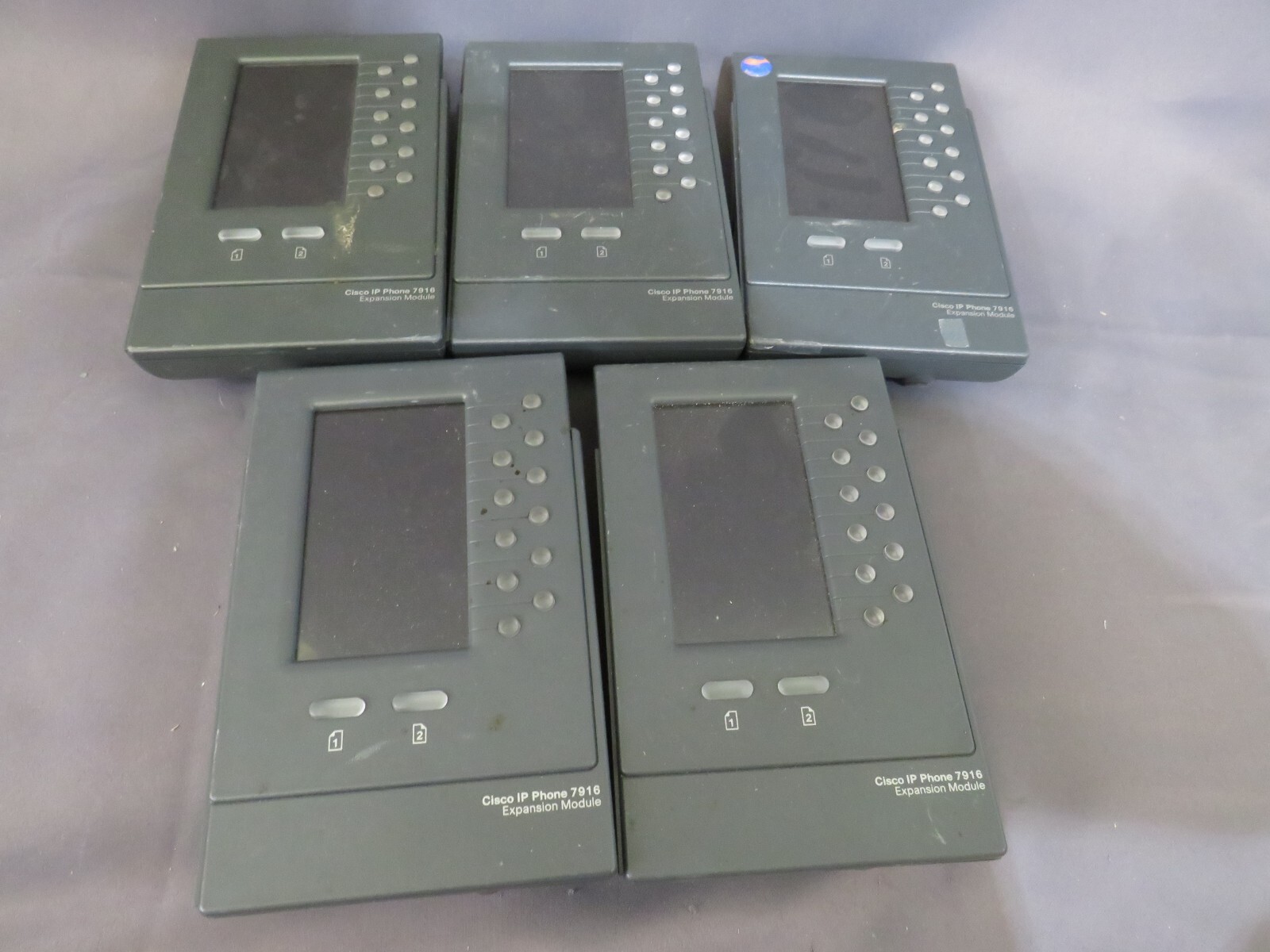 5X CISCO CP-7916 UNIFIED IP PHONE EXPANSION MODULE DISPLAY LOT OF 5 | eBay