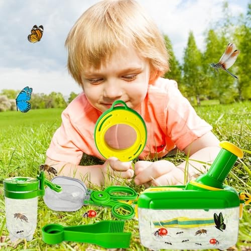 Bug Catcher Kit for Kids,8 Pcs Kids Bug Habitat with Bug Collector ...