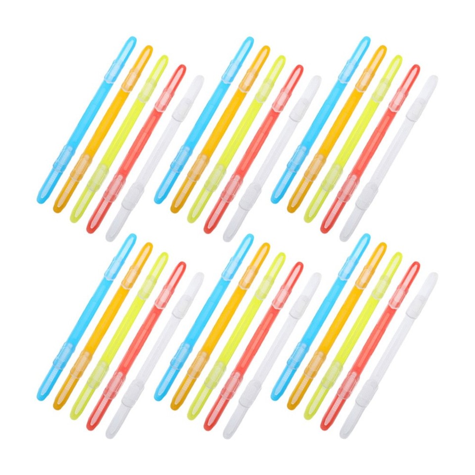 100pcs Plastic File Fastener Loose-Leaf Paper Binding Clamps Document ...