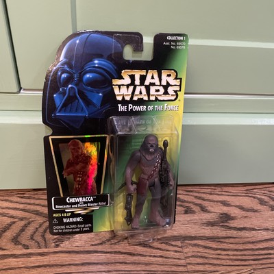 Star Wars The Power Of The Force CHEWBACCA w/ Bowcaster/Rifle 1997 ...