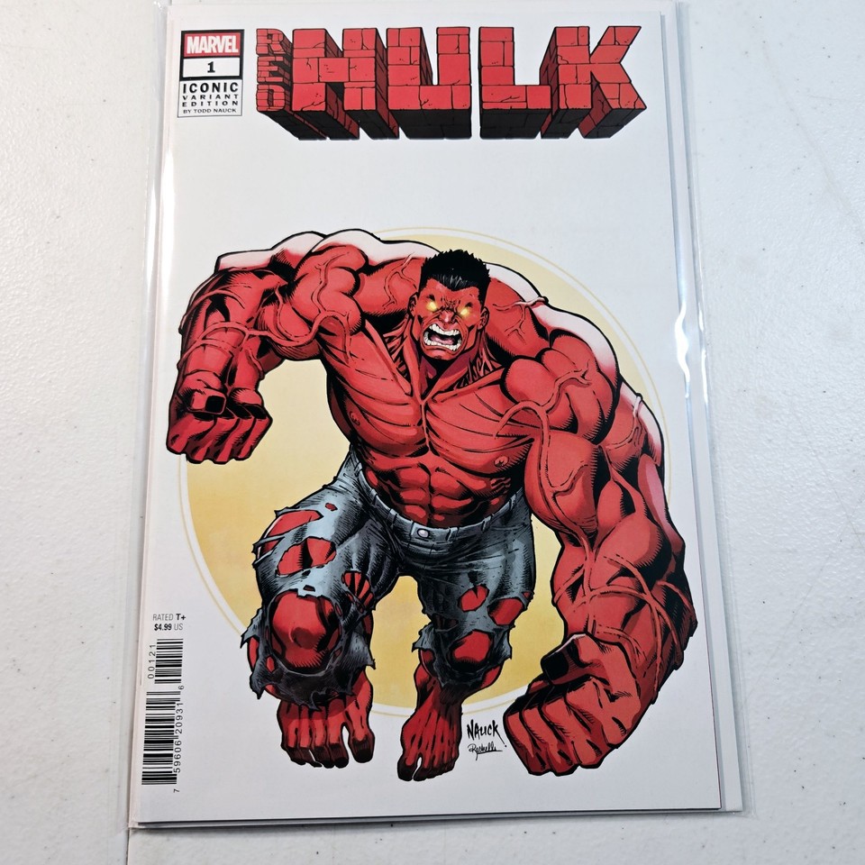 Marvel Comics Red Hulk Issue #1 Todd Nauck Iconic Variant (NM 9.4) | eBay