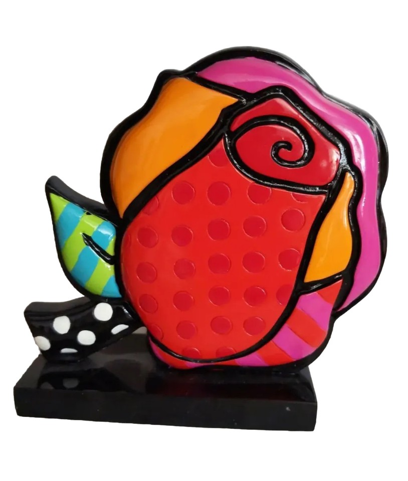 Disney Belle’s Enchanted Rose Figurine by Romero Britto Beauty & The ...