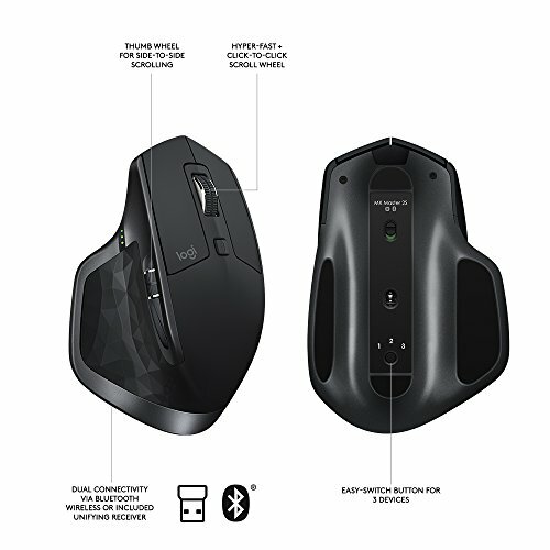 Logitech MX Master 2S Wireless Mouse With Flow Cross-Computer Control ...