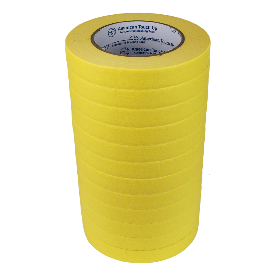 Automotive Masking Tape Paint Refinish 3/4in x 60yds (18m x 55mm ...