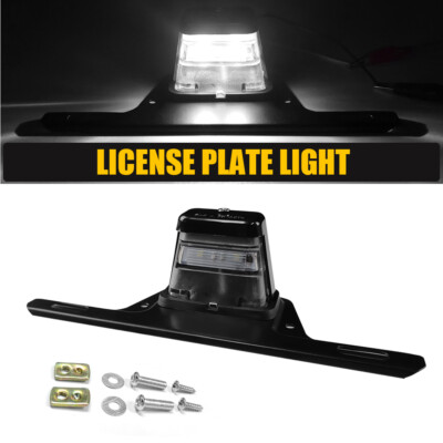 Truck LED License Plate Light Tag Lamp Assembly Replacement Direct Fit ...