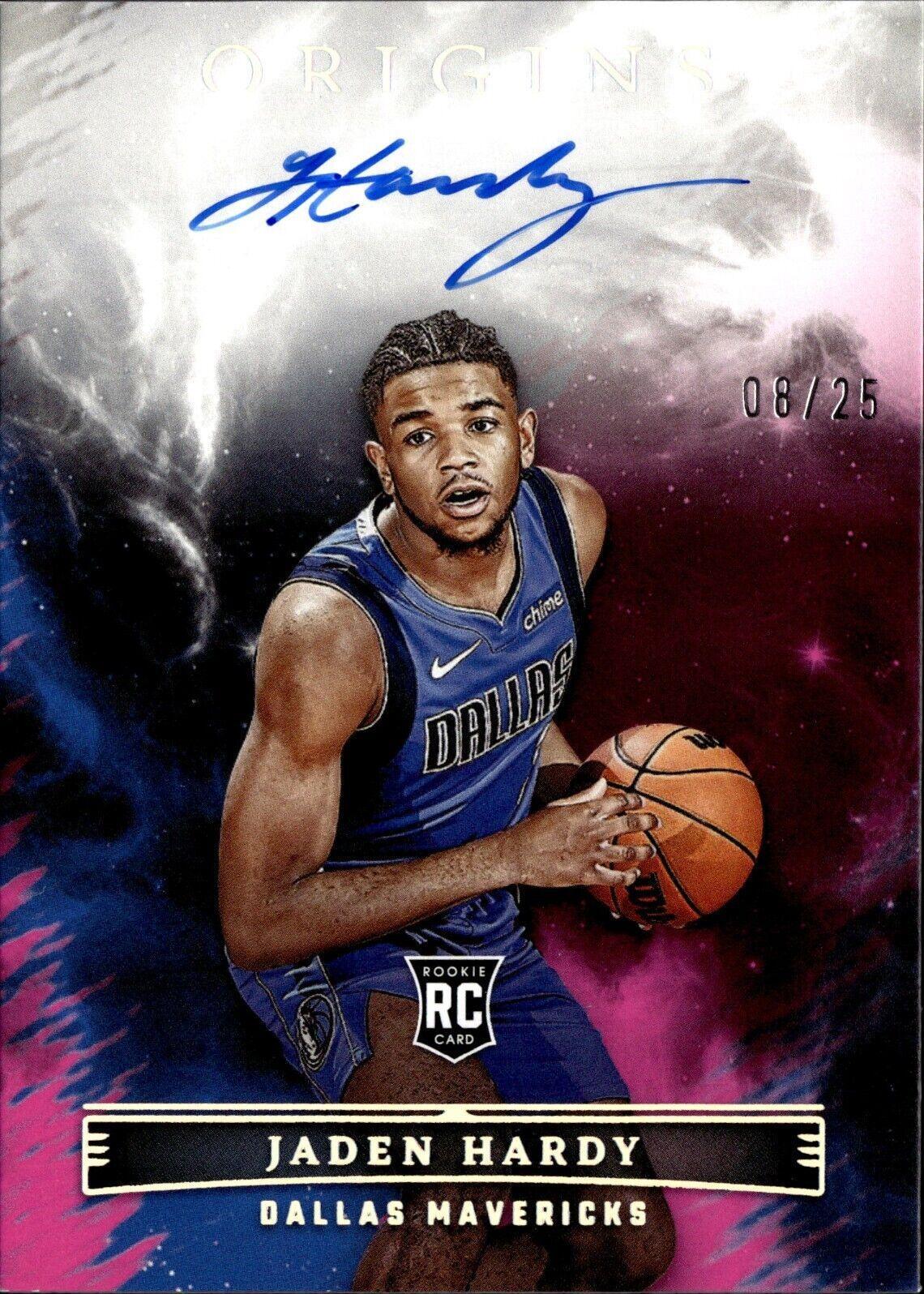 2022-23 Panini Origins - Rookie Autographs Jaden Hardy #RA-JHD Pink /25 ...