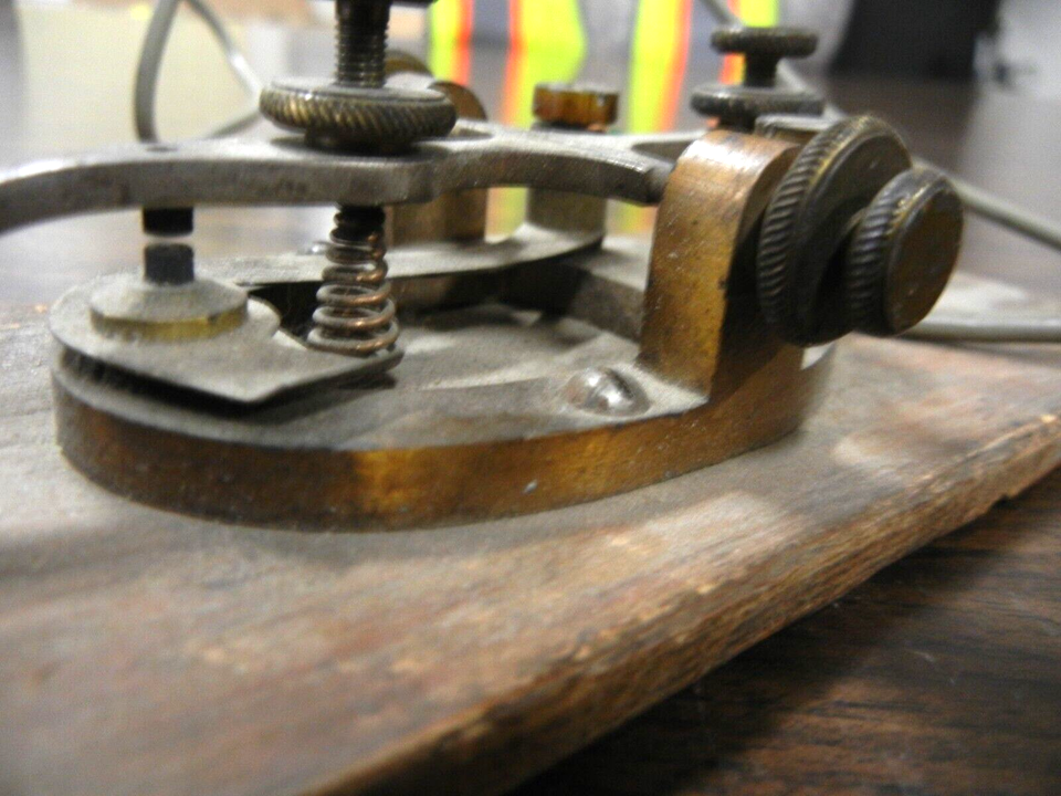 Reeve Ham Radio Morse Code CW Telegraph Straight Hand Key | eBay