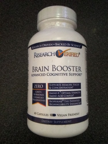 Research Verified Brain Booster 60 Capsules Best By1/24-8/24 | eBay