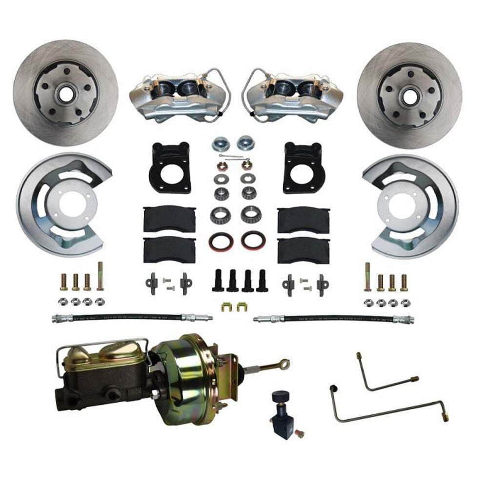 CJ Classics Front Disc Brake Conversion Kit With Power Dual Bowl Master ...