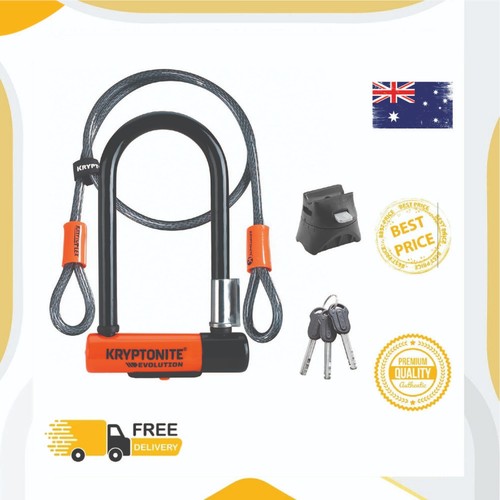 Kryptonite Evolution 11-14mm U-Lock with FlexFrame-U Bracket | eBay