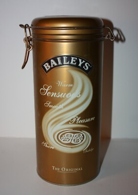 Baileys Irish Cream Liquor Tin Canister 2001 Hinged Lid | eBay