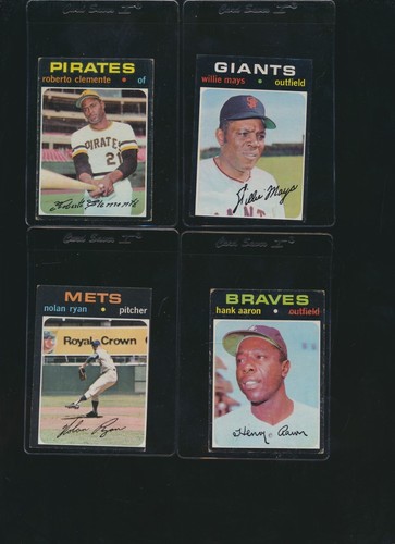 1971 TOPPS BASEBALL COMPLETE SET VG - Inc. CLEMENTE, RYAN, AARON, MAYS ...