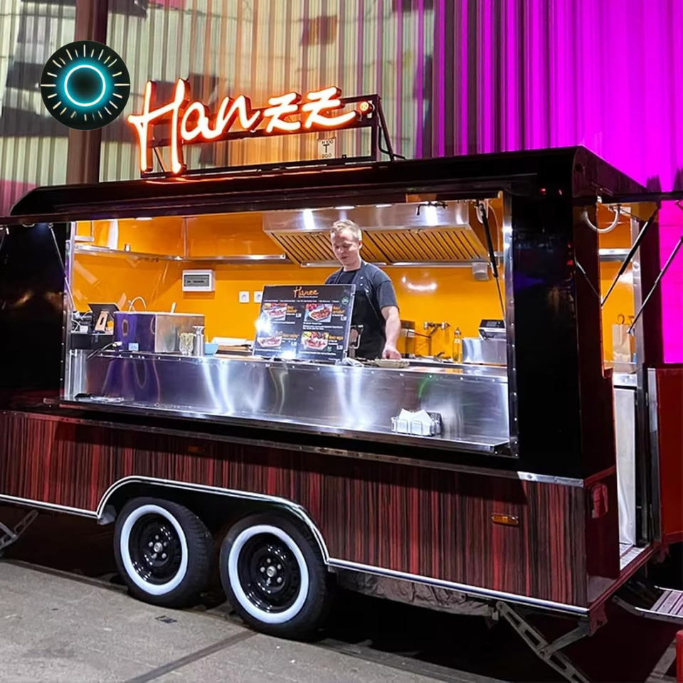 Custom Gourmet Food Truck for Sale Fusion Kitchen Trailer W/Wok Range ...