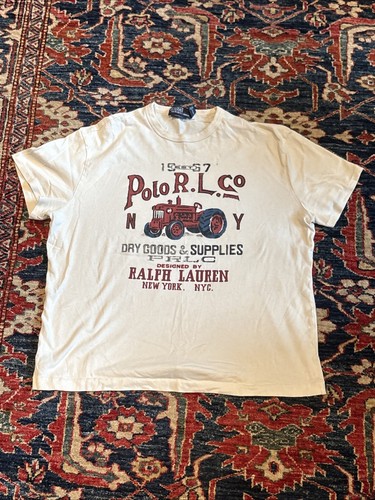 Polo Ralph Lauren T Shirt Dry Goods Tractor Limited Edition Size Large ...