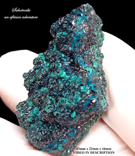 Chrysocolla and heterogenite - Le Etoile du Congo mine DRC Congo | eBay