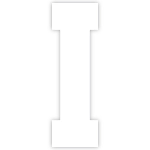 Varsity Letter I Decal Sticker Vinyl Window Laptop College Athletic ...