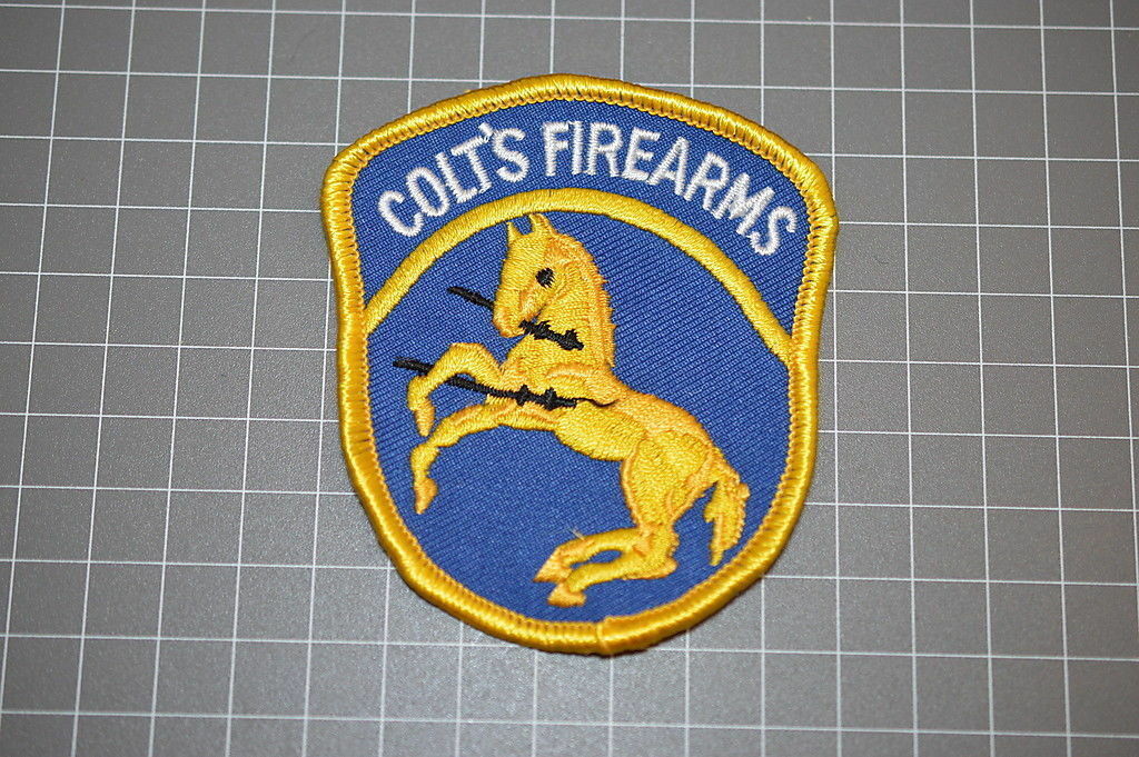 2 Colt's Firearms shield logo patches | eBay