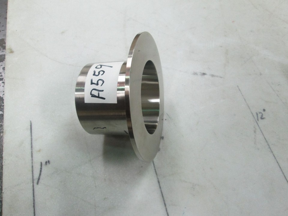 Tri-Clover S/S Stub Base GM88466 3"X2.5" 316 S/S 95756 ASME BPE SFF1 ...