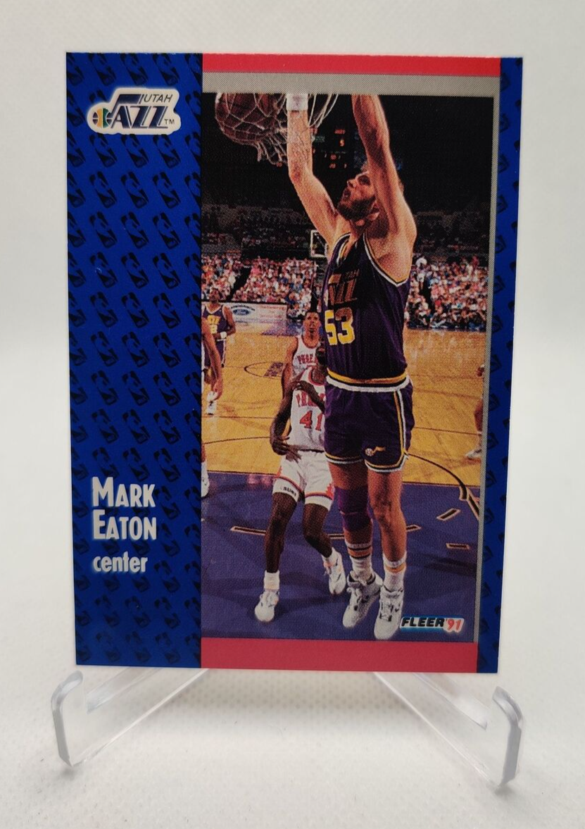 1991-92 Fleer Basketball #198 Mark Eaton Utah Jazz | eBay