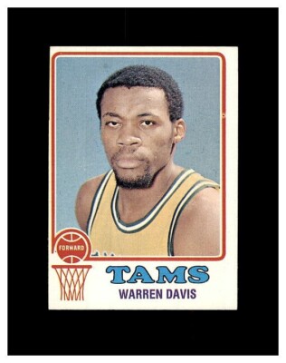 1973-74 TOPPS BASKETBALL CARD MEMPHIS TAMS #229 WARREN DAVIS NRMT. | eBay