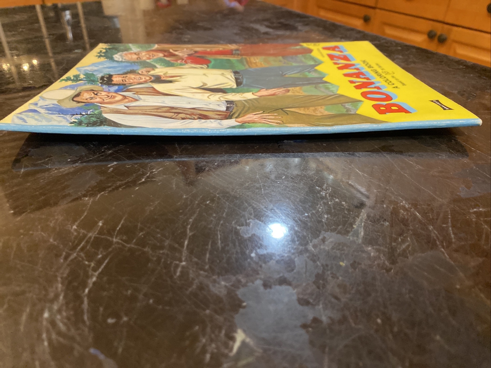 1965 BONANZA Coloring Book 23 Pages Authorized Edition No 1617 UNUSED ...