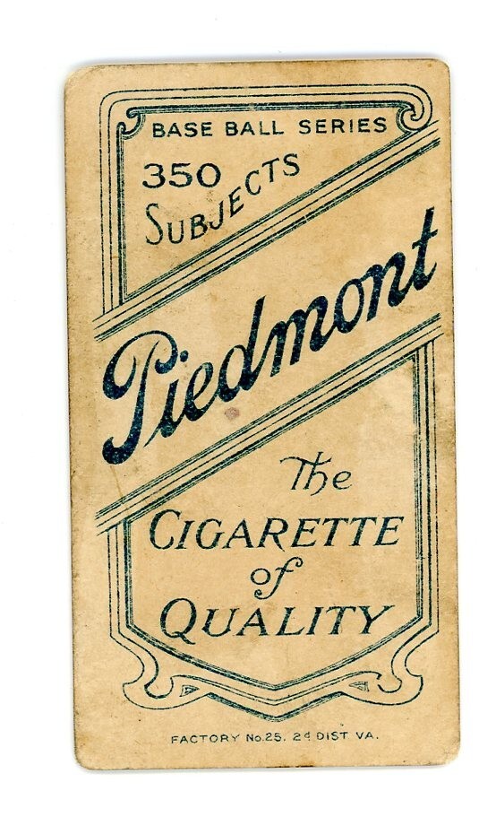 1909-11 T206 JAKE WEIMER Giants *LOW GRADE* Piedmont 350 Back | eBay