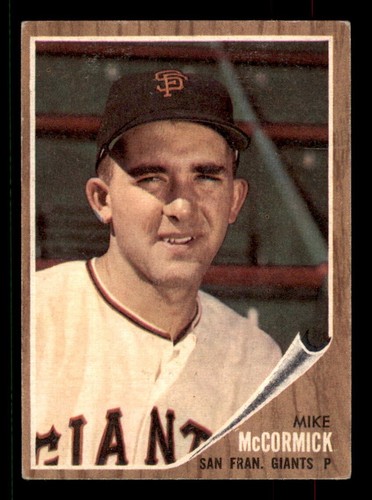1962 Topps Baseball #107 Mike McCormick VG/EX *e4 | eBay