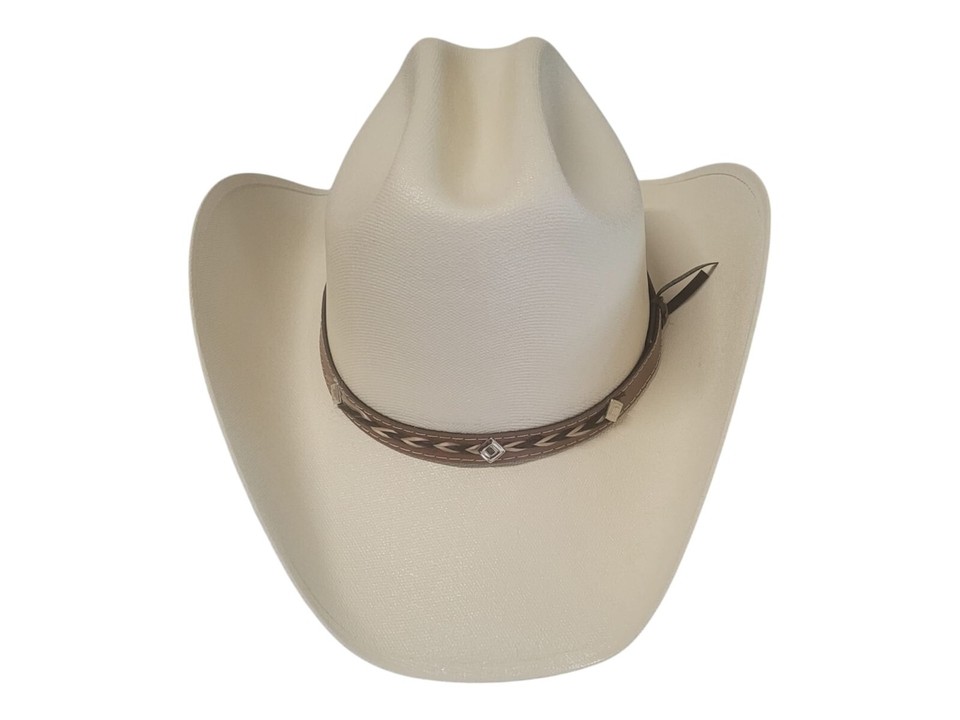 Men's Cowboy Hat sombrero vaquero Horma Duranguense Color White Large ...