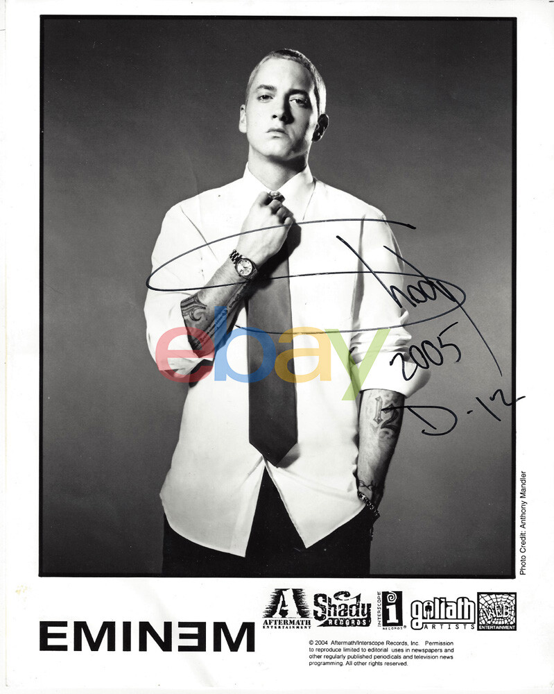 Eminem Signed Autographed 8x10 Photo reprint | eBay Eminem Signed Autographed 8x10 Photo reprint | eBay