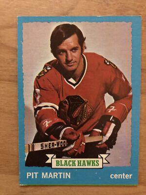 1973-74 Topps #164 Pit Martin Blackhawks | eBay