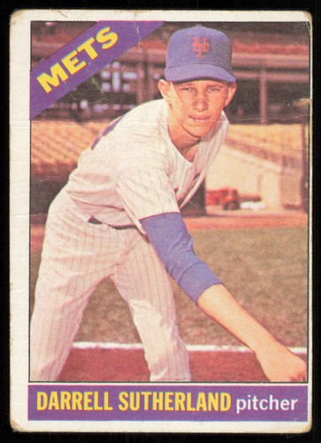 1966 Topps #191 Darrell Sutherland RC New York Mets | eBay