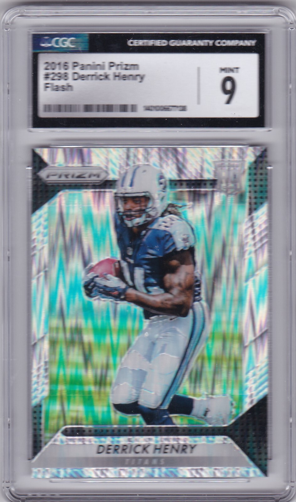 2016 Panini Prizm #298 Derrick Henry Flash Tennessee Titans CGC 9 | eBay