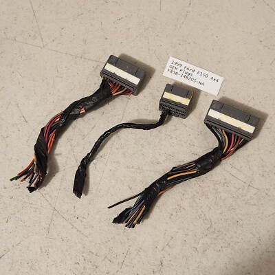 97-99 Ford F150 F250 Gem Module F85B-14B205-NA Wire Harnes Connectors ...