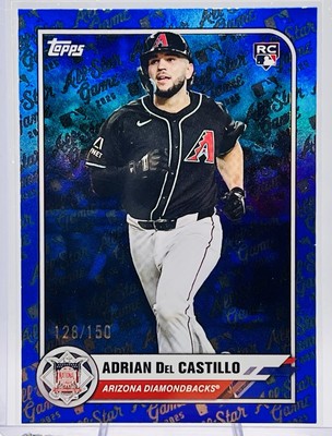 2025 Topps All Star Game- Adrian Del Castillo #86 Blue Foil /150 ...