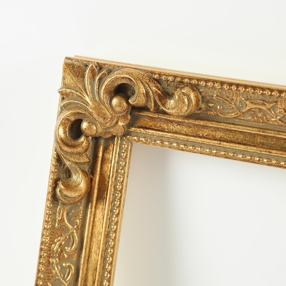 Wood Frame for 16x20 Canvas Paintings, Finished 16x20 Vinatge Gold ...