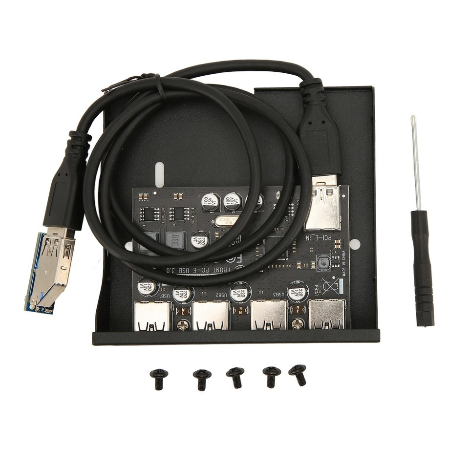 PCIE To USB 3.0 PC Front Panel 4 Ports 5Gbps PCIE USB Adapter Support ...