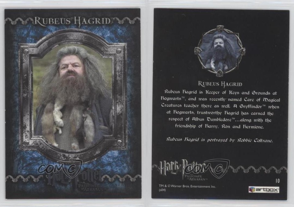 2004 Artbox Harry Potter and the Prisoner of Azkaban Rubeus Hagrid #10 ...