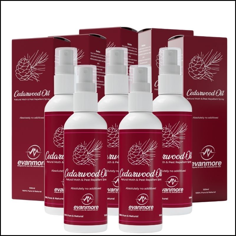 Cedarwood Oil Clothes Moth Pest Repellent Spray Natural Safe Repeller ...