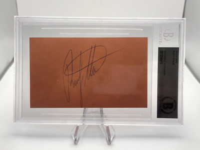 RUSTY STAUB AUTOGRAPH INDEX CARD BECKETT BAS SLABBED METS | eBay