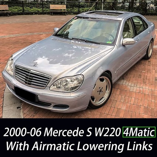 FOR MERCEDES S CLASS W220 S320 S430 S500 AIR 4MATIC ADJUSTABLE LOWERING ...