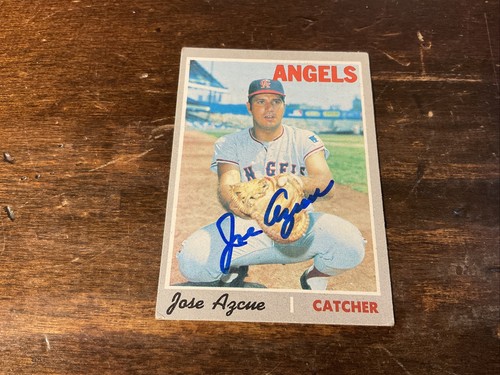 1970 Topps Baseball Card # 294 Joe Azcue - California Angels Signed | eBay