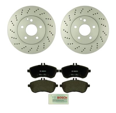 Bosch 2 Front Vented Rotors 295mm Ceramic Disc Brake Pads Kit For ...