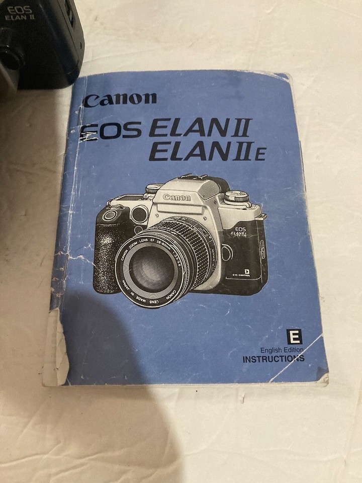 Canon EOS Elan II 35mm SLR Film Camera & Canon 1:3.5-5.6 28-80mm Lens ...