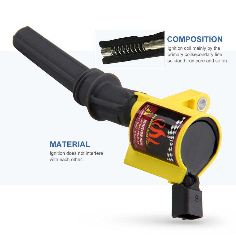 DG508 High Energy Ignition Coil Pack For Ford F150 F250 F550 4.6/5.4L ...