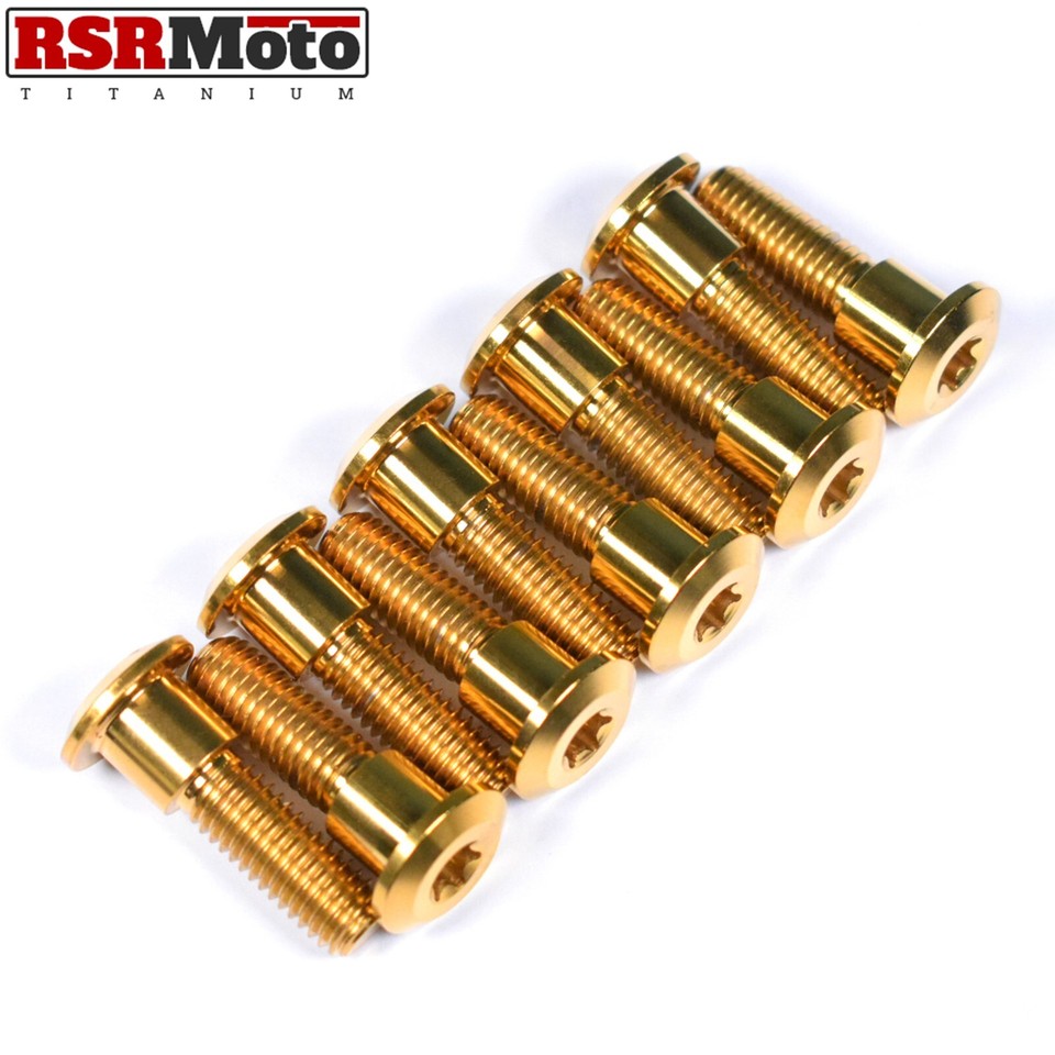 Triumph 675 Street Triple R RX Titanium Front Disc Rotor Bolts, 2008 ...