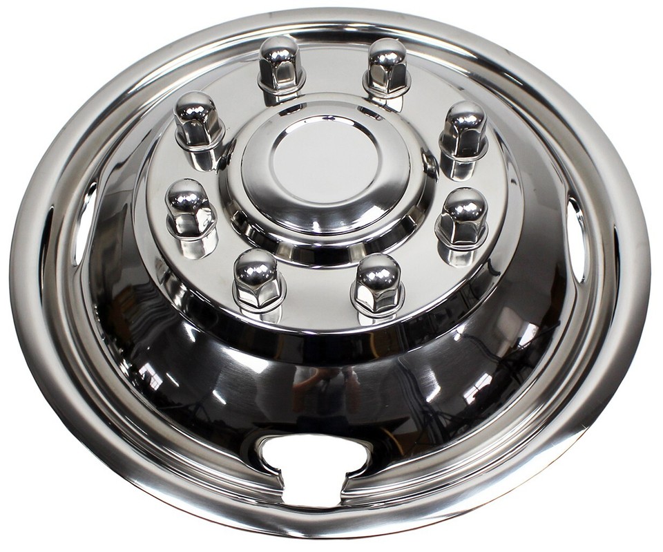 2005-2025 FORD F350 17" Dually Stainless Steel Wheel Simulators Dual ...