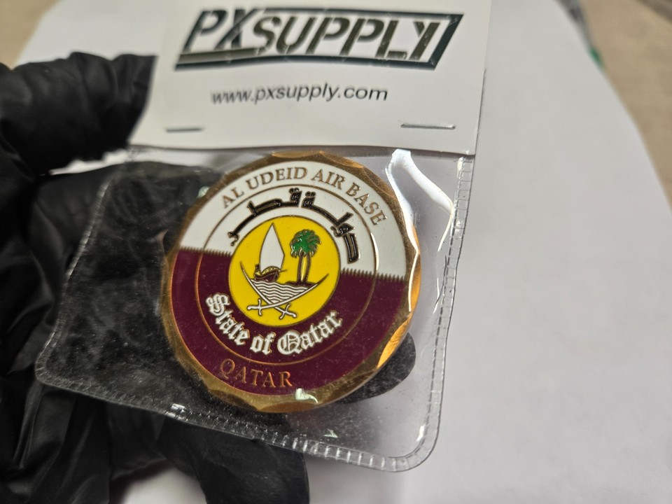 AL UDEID AIR BASE QATAR EMIRI AIR FORCE 2" MILITARY CHALLENGE COIN | eBay